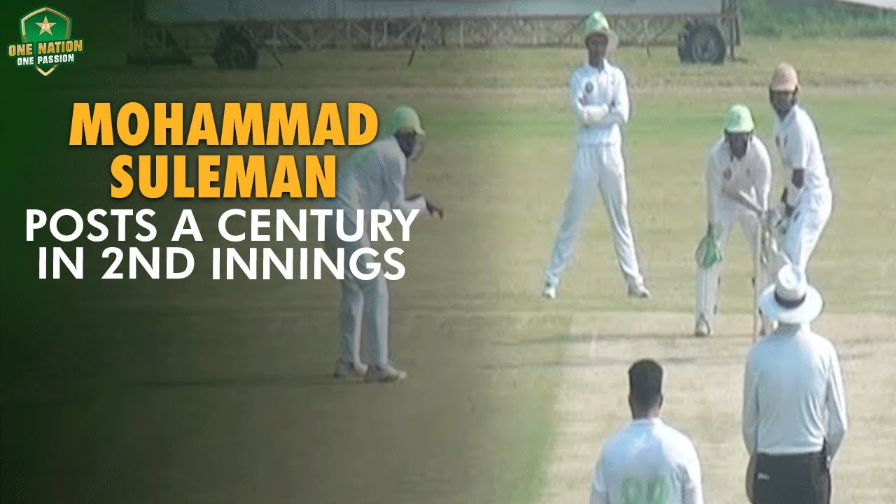 Mohammad Suleman posts a century in 2nd innings | Hyderabad vs Larkana ...