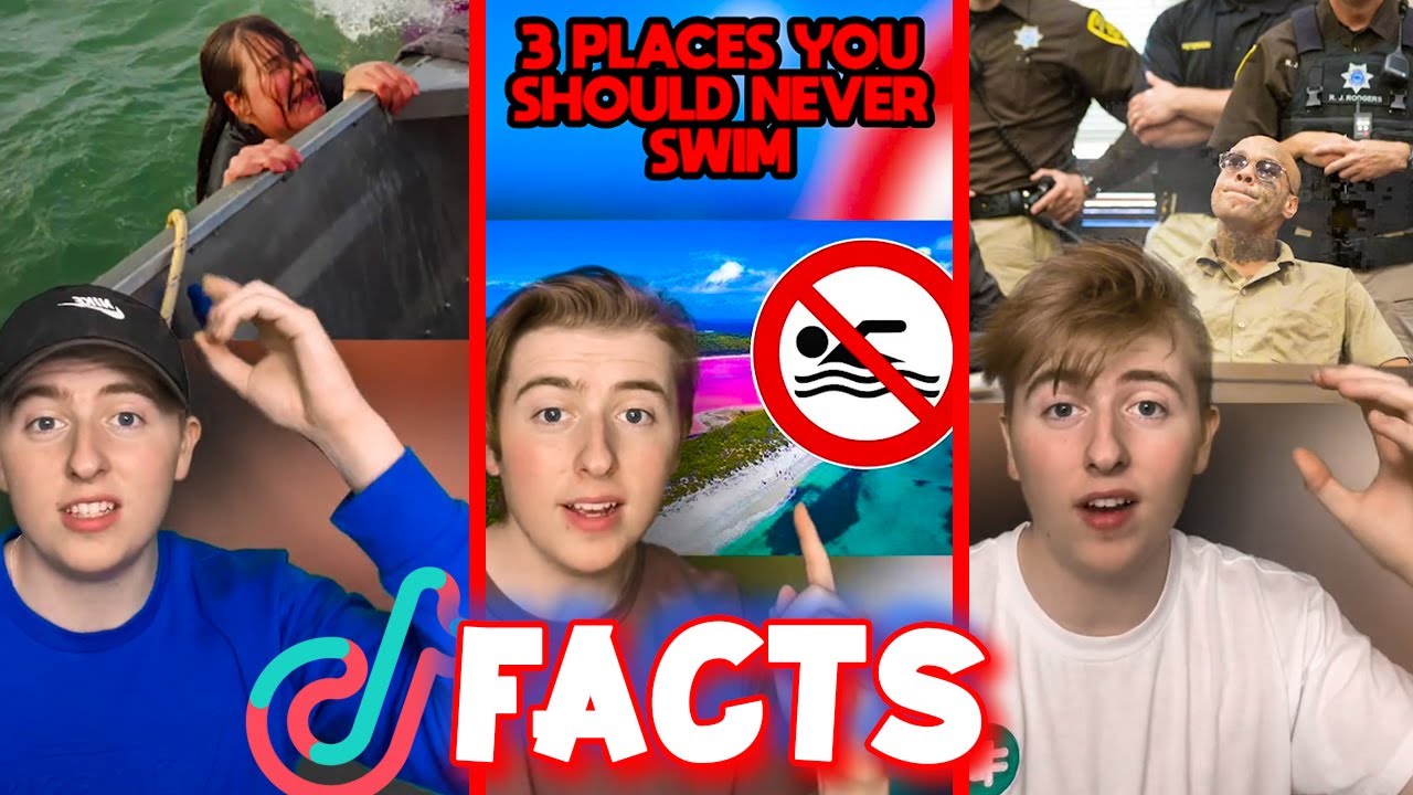 Luke Davidson | NEVER SWIM HERE!!!😱 | TIKTOK FACTS 2022 - YouTube
