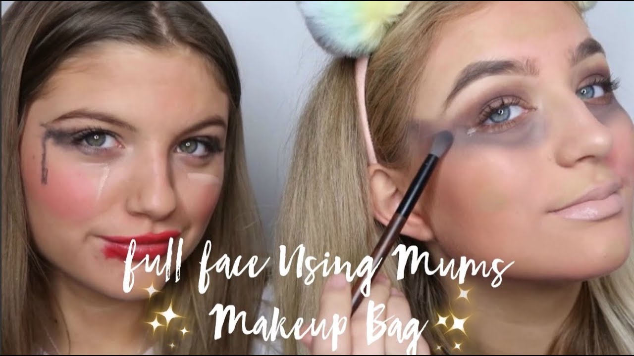 FULL FACE USING MUMS MAKEUP *such a fail* 😬| Grace and Grace - YouTube