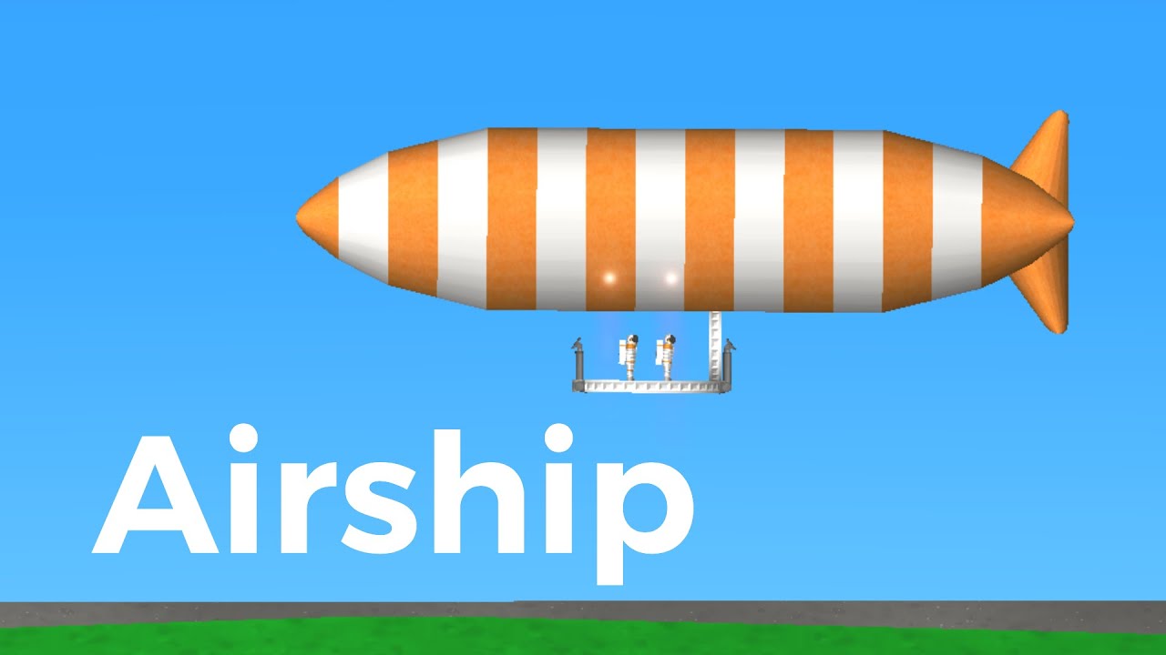 Airship In Spaceflight Simulator - YouTube