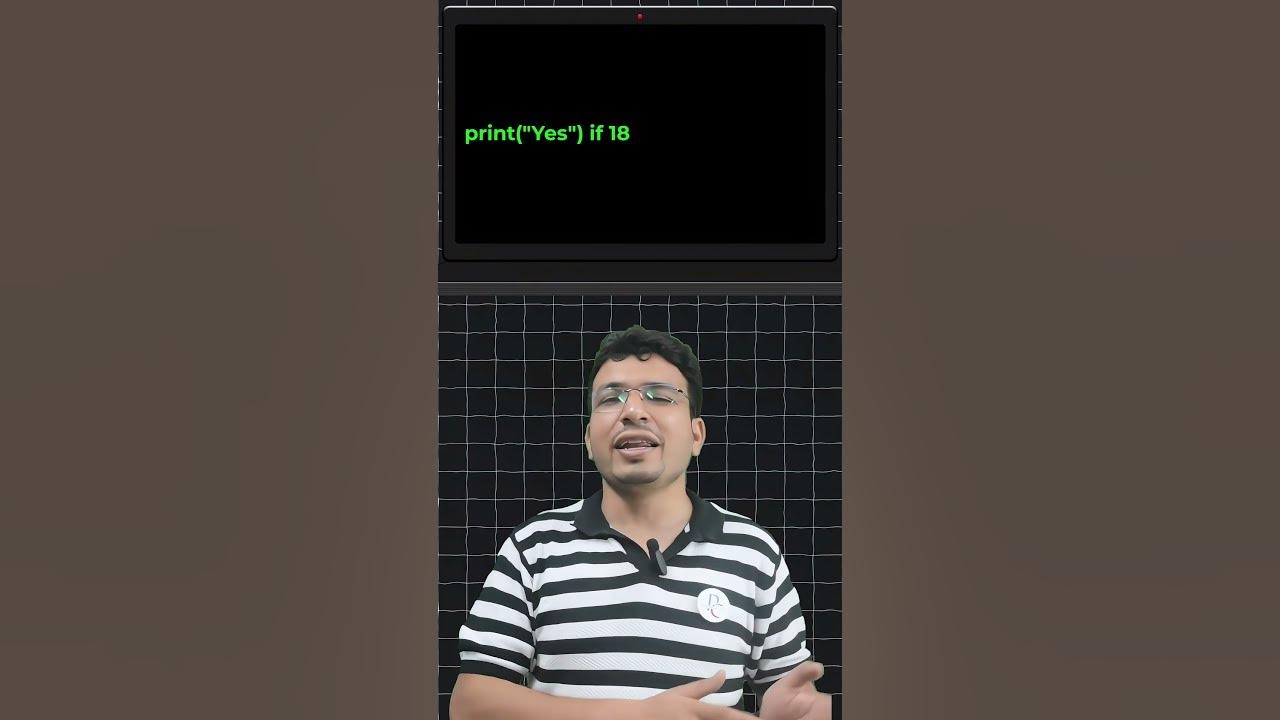 Conditional Statement In One Line Code Python Programminglanguage Codeing Youtube