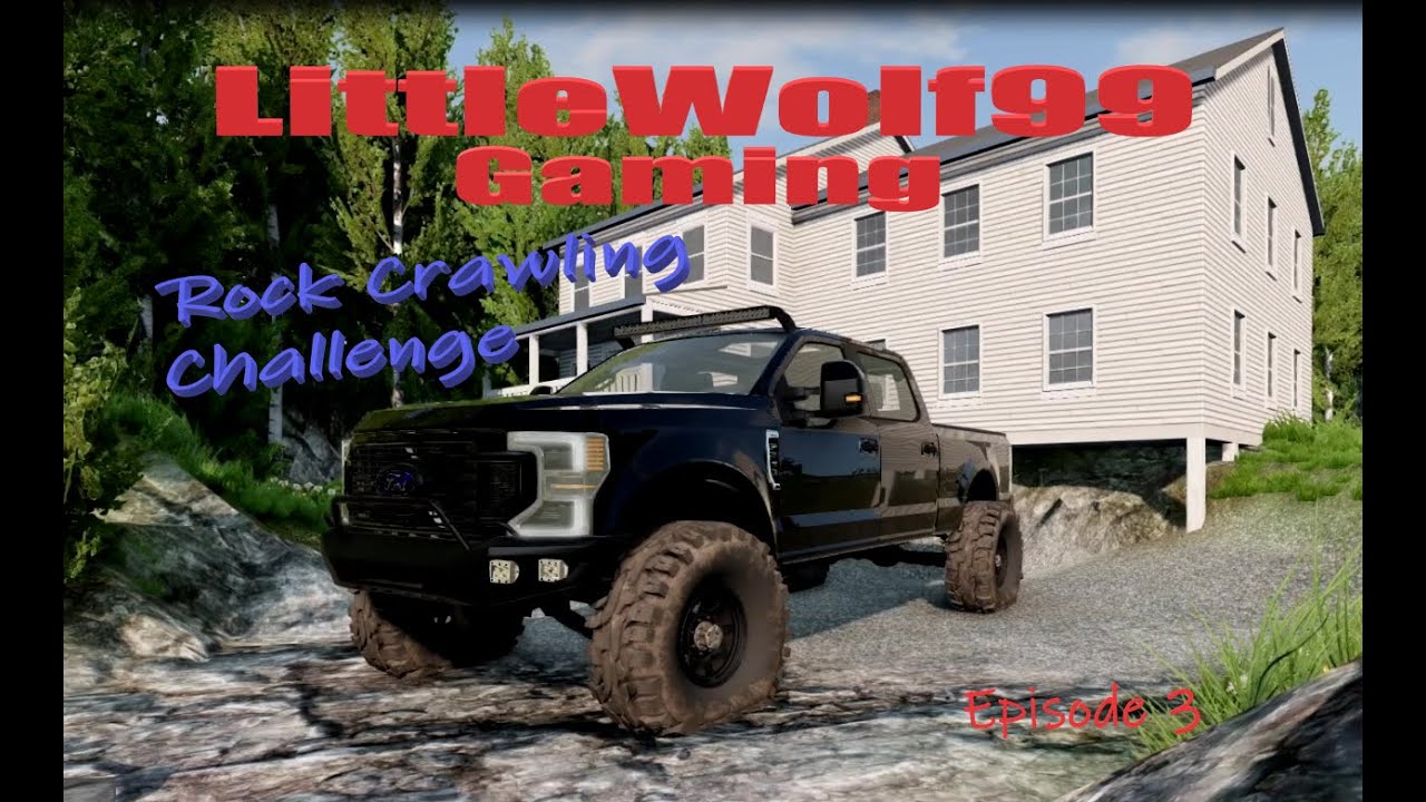 BeamNG.drive Rock Crawling Challenge in a 2021 Ford F350 Superduty ...