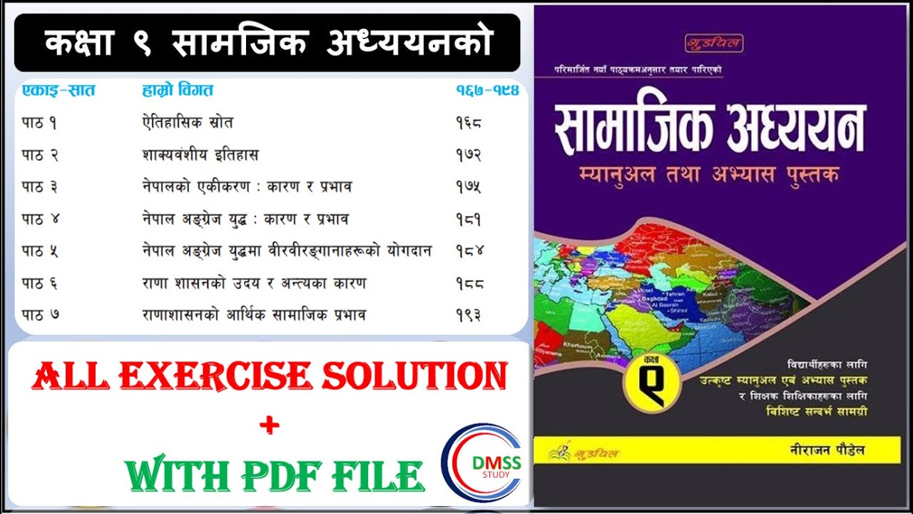 एकाइ ७ हाम्रो विगत सामाजिक किताब कक्षा ९ unit 7 hamro bigat class 9 ...