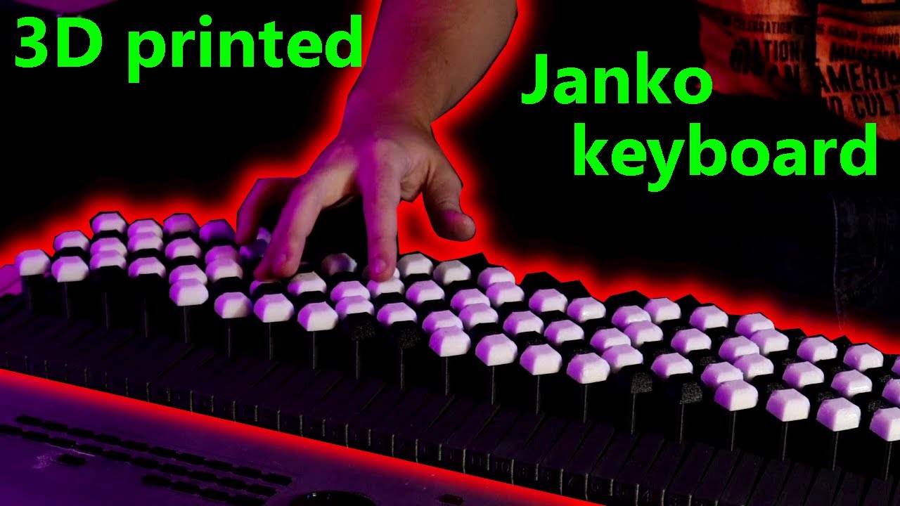 Dragon Ball Z Kai recap theme melody, played on a 3D printed Janko keyboard piano overlay - YouTube