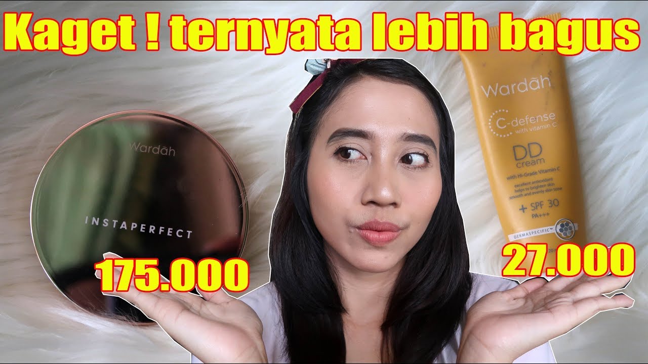 WARDAH INSTA PERFECT CUSHION VS WARDAH DD CREAM | Maria Soelisty - YouTube