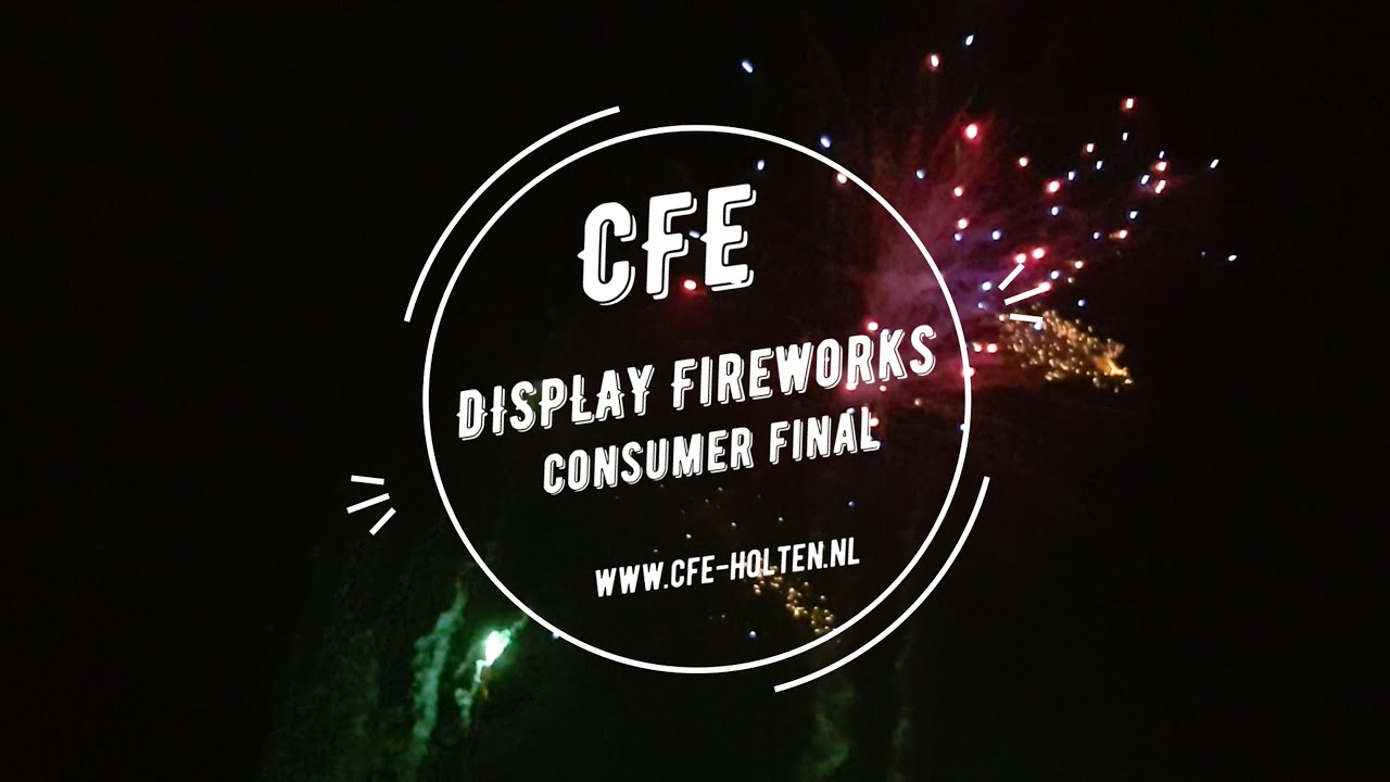 CFE - Display Final Consumer Fireworks - YouTube