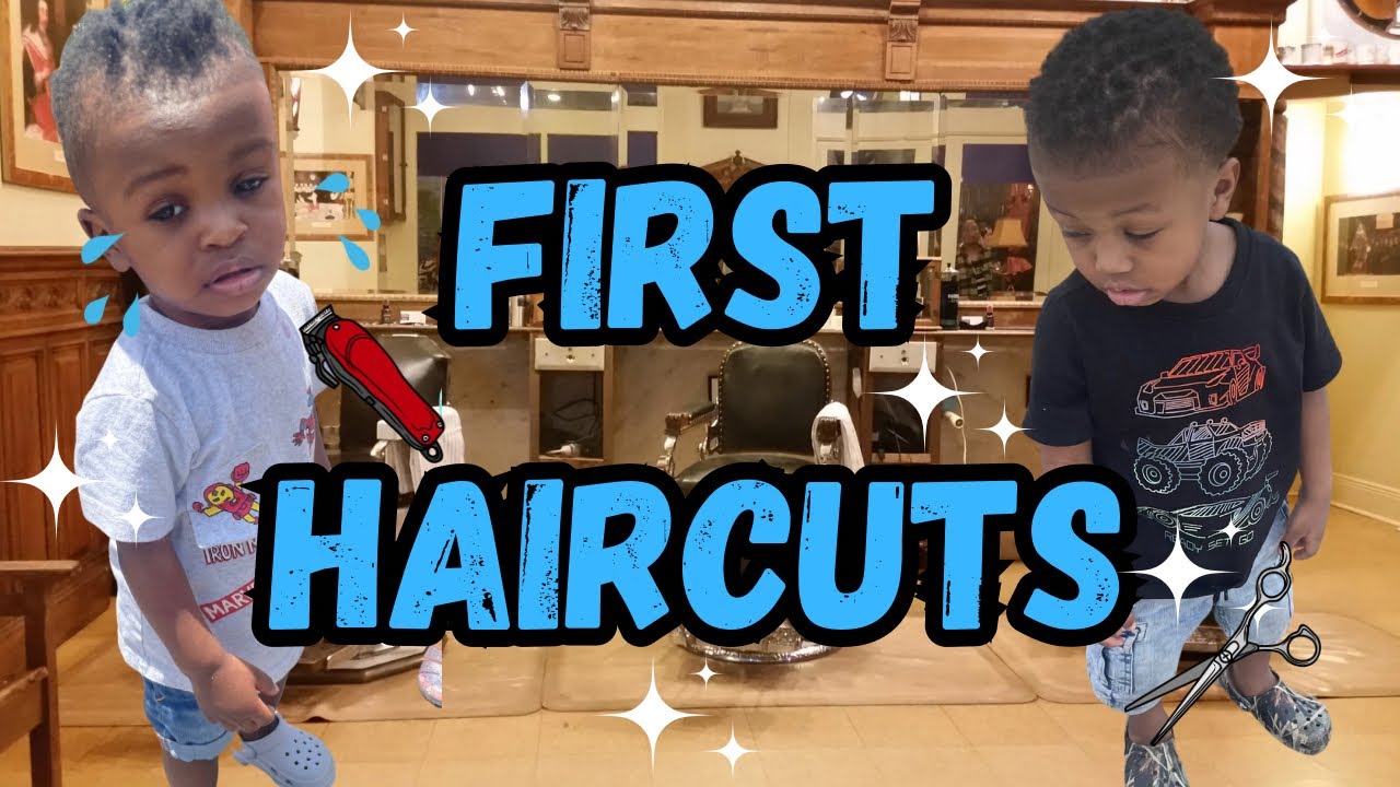 THE BOYS GOT THEIR VERY FIRST HAIRCUTS! - YouTube