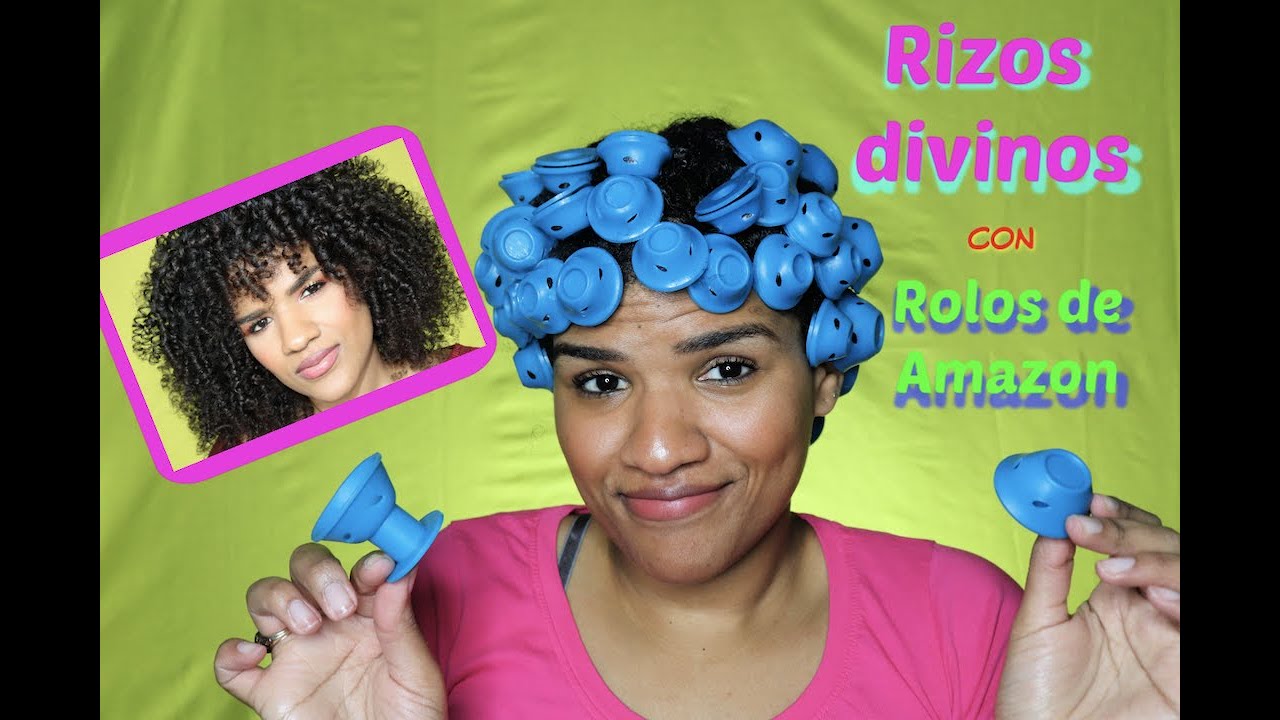 Cómo lograr rizos perfectos - Probando rolitos de Amazon - YouTube