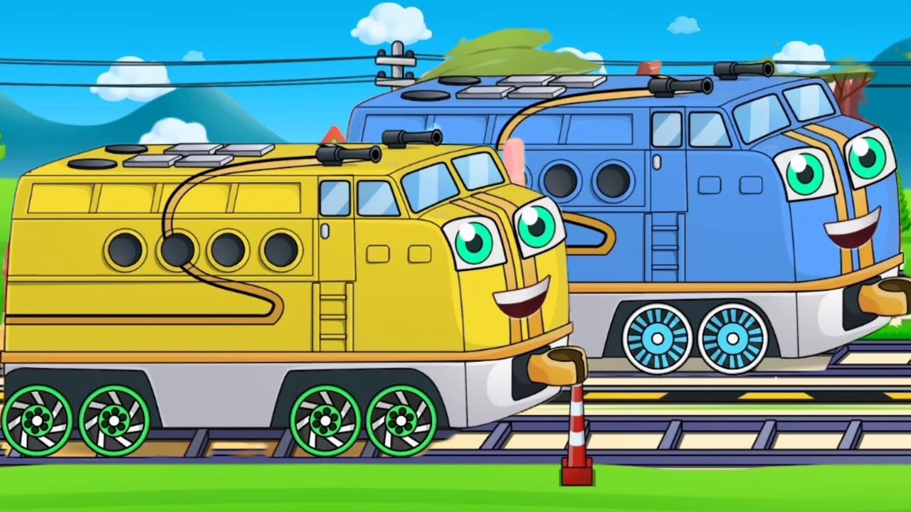 Animation Wash Train : Wash Freight Train - YouTube