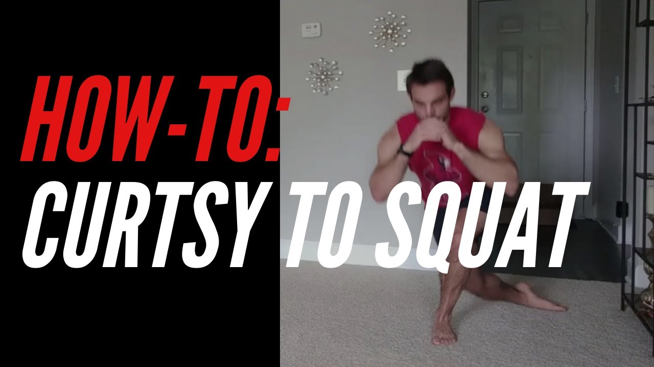How-To: Curtsy to Squat - YouTube