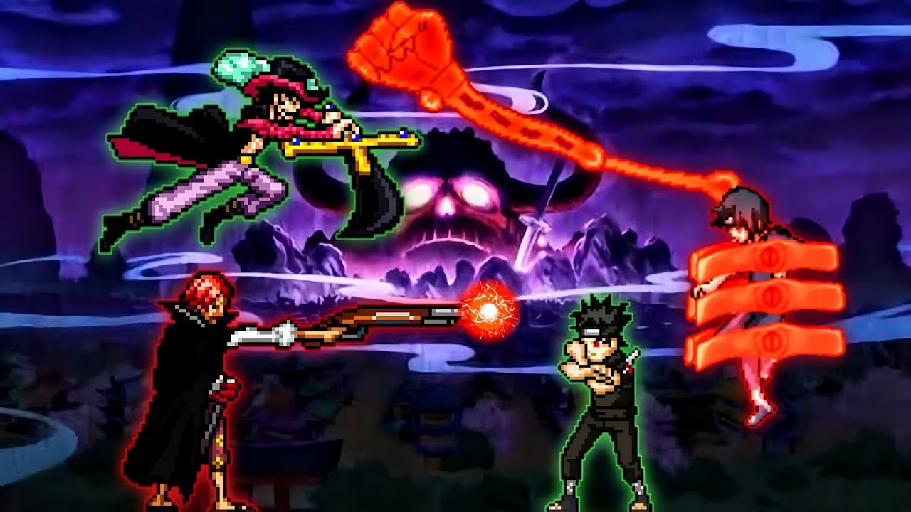 Epic🤩 | Shanks V3 OP & Mihawk V2 OP VS Itachi S1 OP & Shisui OP in Jump ...