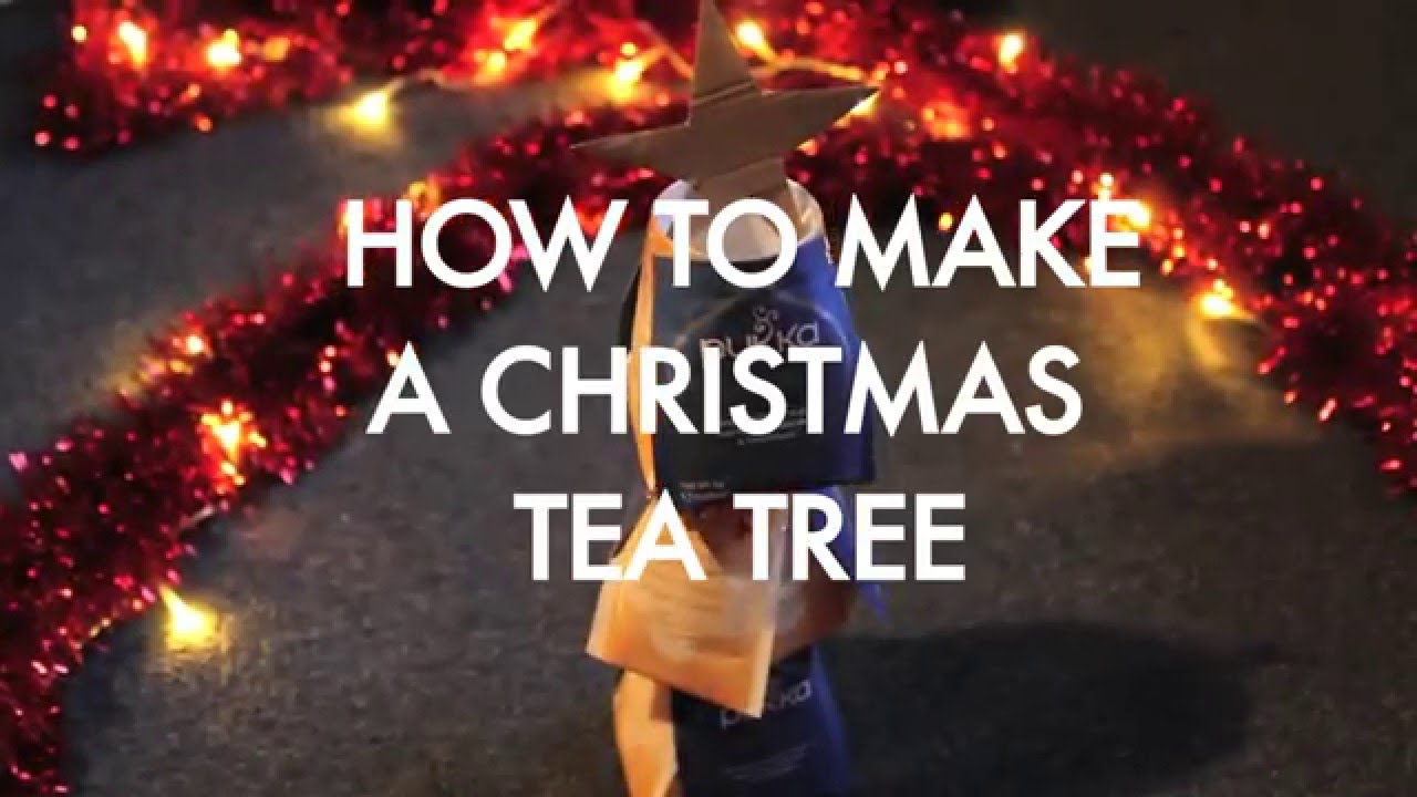 How to make a Christmas Tea Tree - YouTube