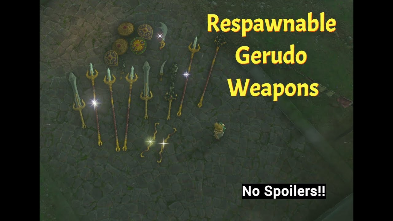 Where to find all Gerudo Weapons in Tears of the kingdom that will ...
