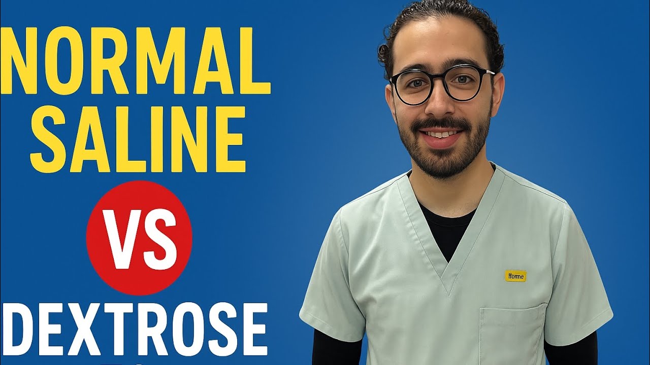 الفرق بين Normal Saline وDextrose 5%( المحاليل )| the successful nurse - YouTube