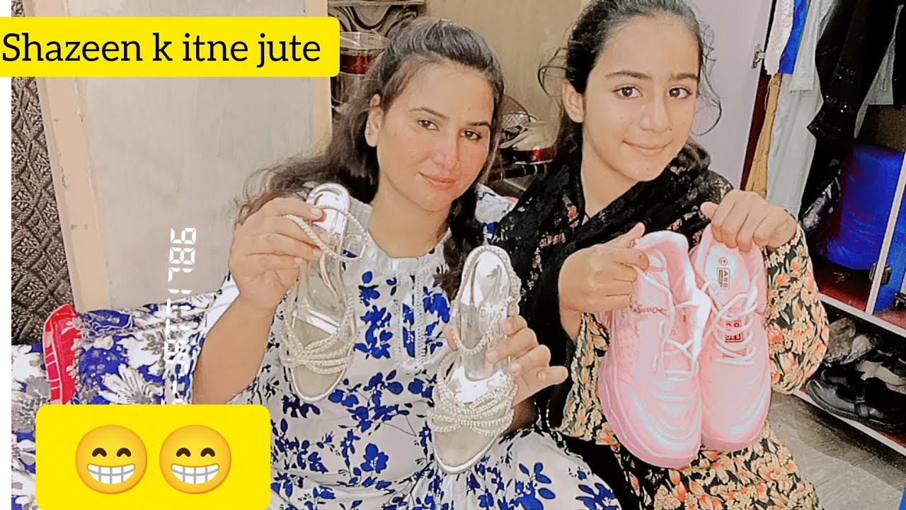 Shazeen k itne jute 🧦👢🥾👠👟👞🥿👡#strongjattivlog - YouTube