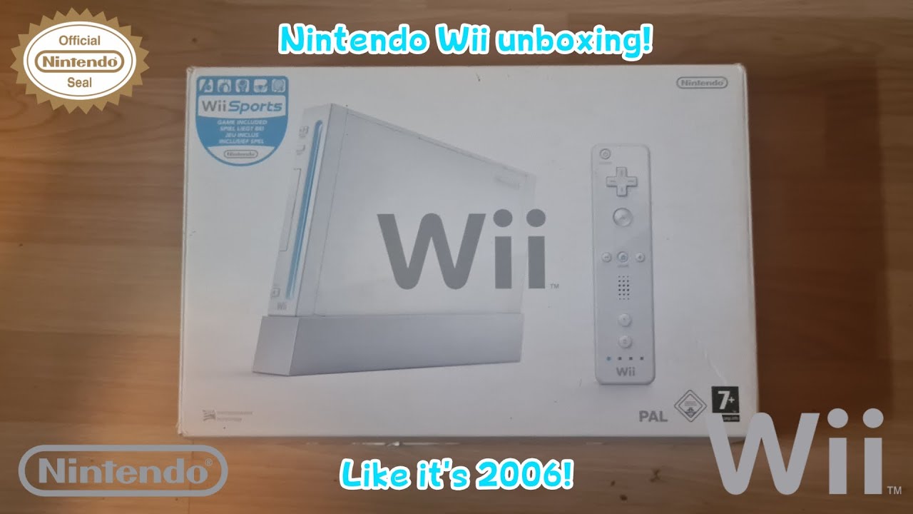 Nintendo Wii Unboxing! (like it's 2006!) - YouTube