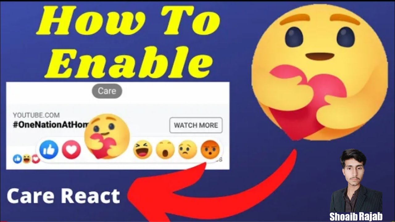 Facebook new update | Care emoji available | Facebook care emoji | how ...