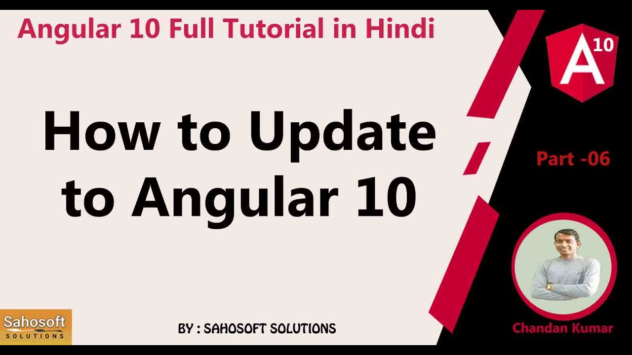 How to update to Angular 10 | angular 10 new features : Angular 10 Full Tutorial in Hindi - YouTube