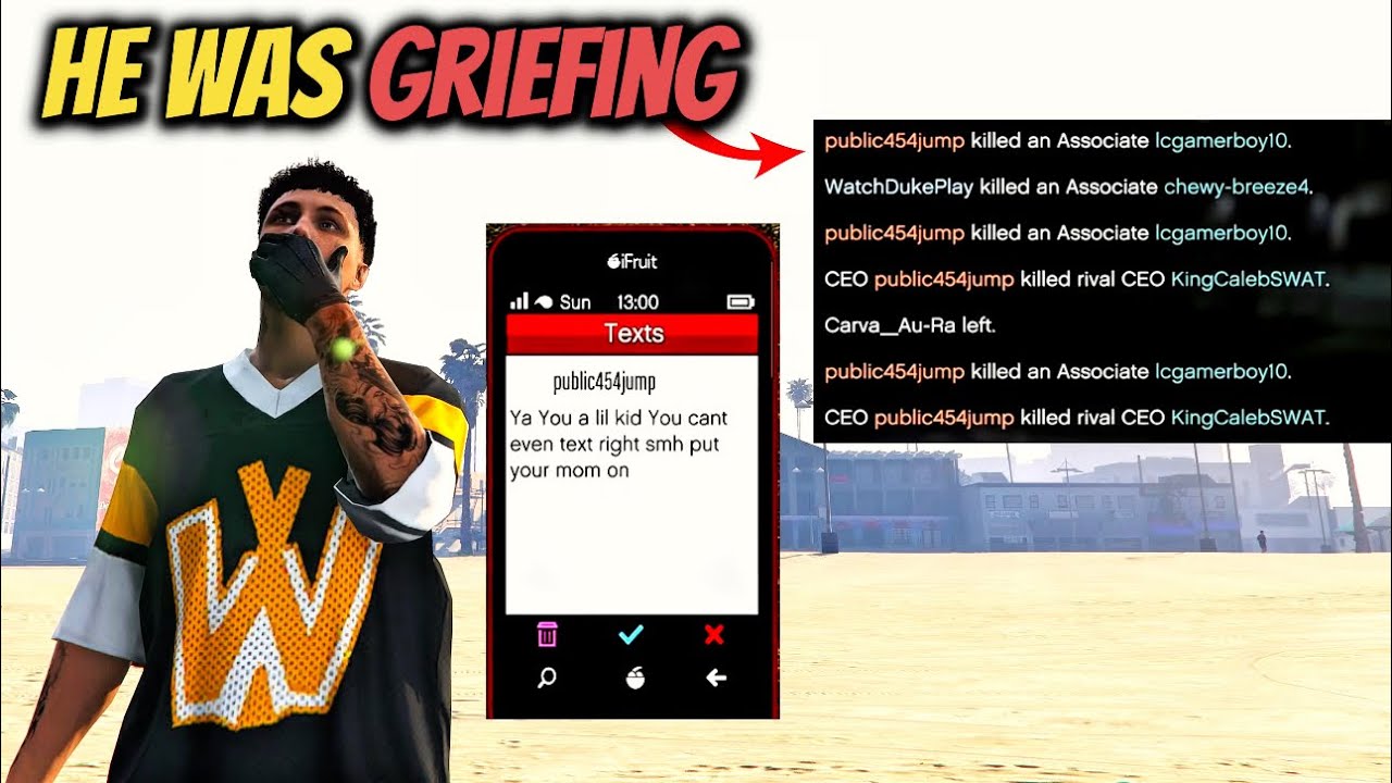 Going After The BIGGEST TRYHARD in My Session Went WRONG on GTA Online ...