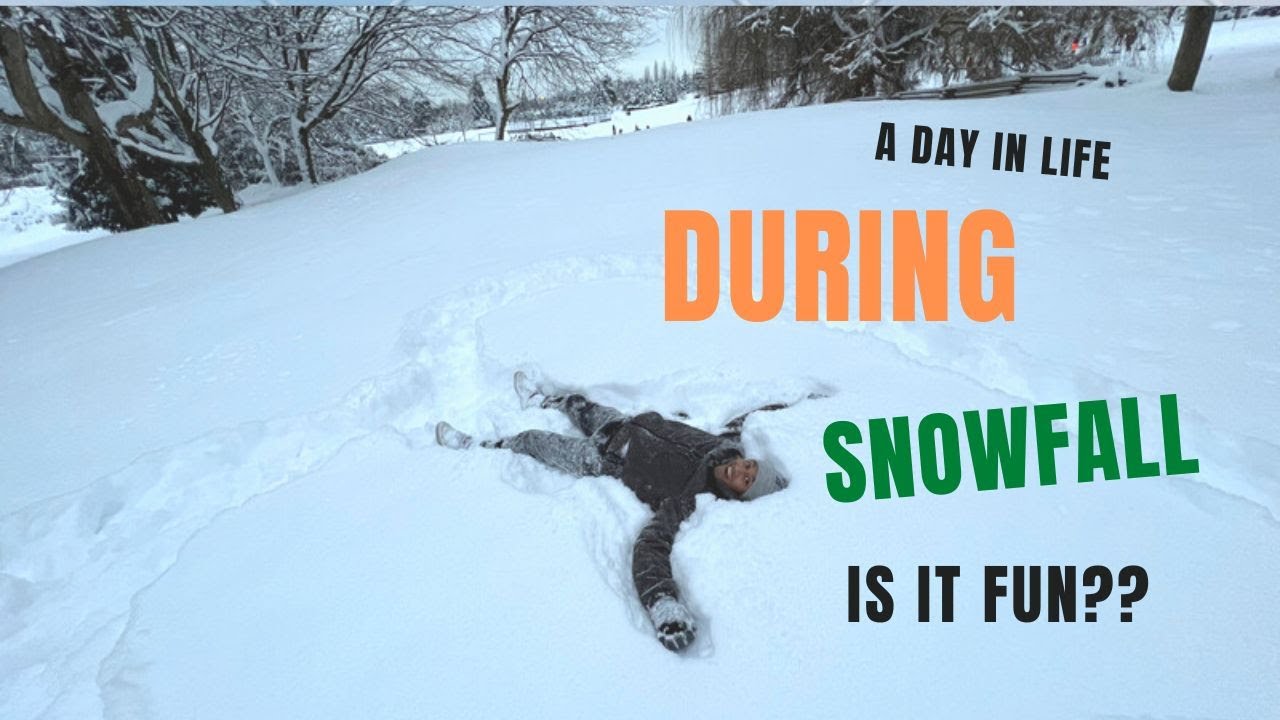 A day in life during snowfall. IS IT FUN LIVING IN CANADA DURING WINTER ...