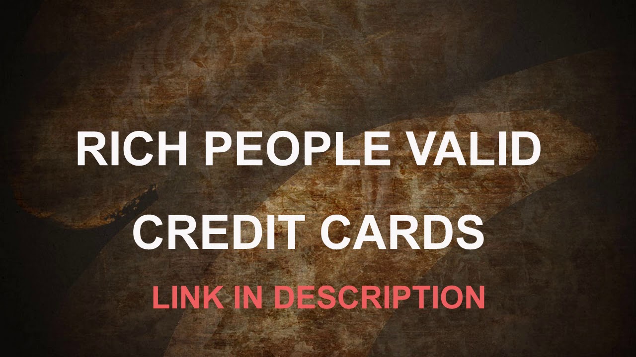 free credit card numbers that work - YouTube