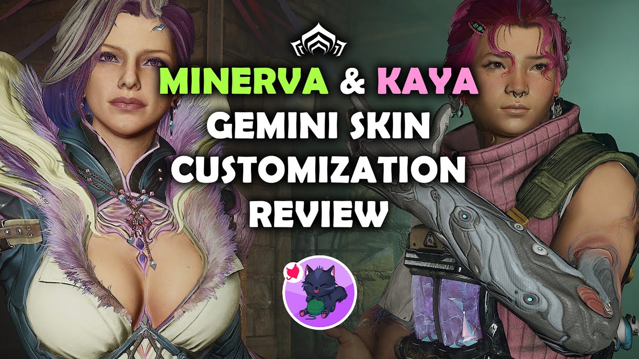 Warframe | Fashion Frame | Kaya & Minerva Gemini Skin Customization Review - YouTube