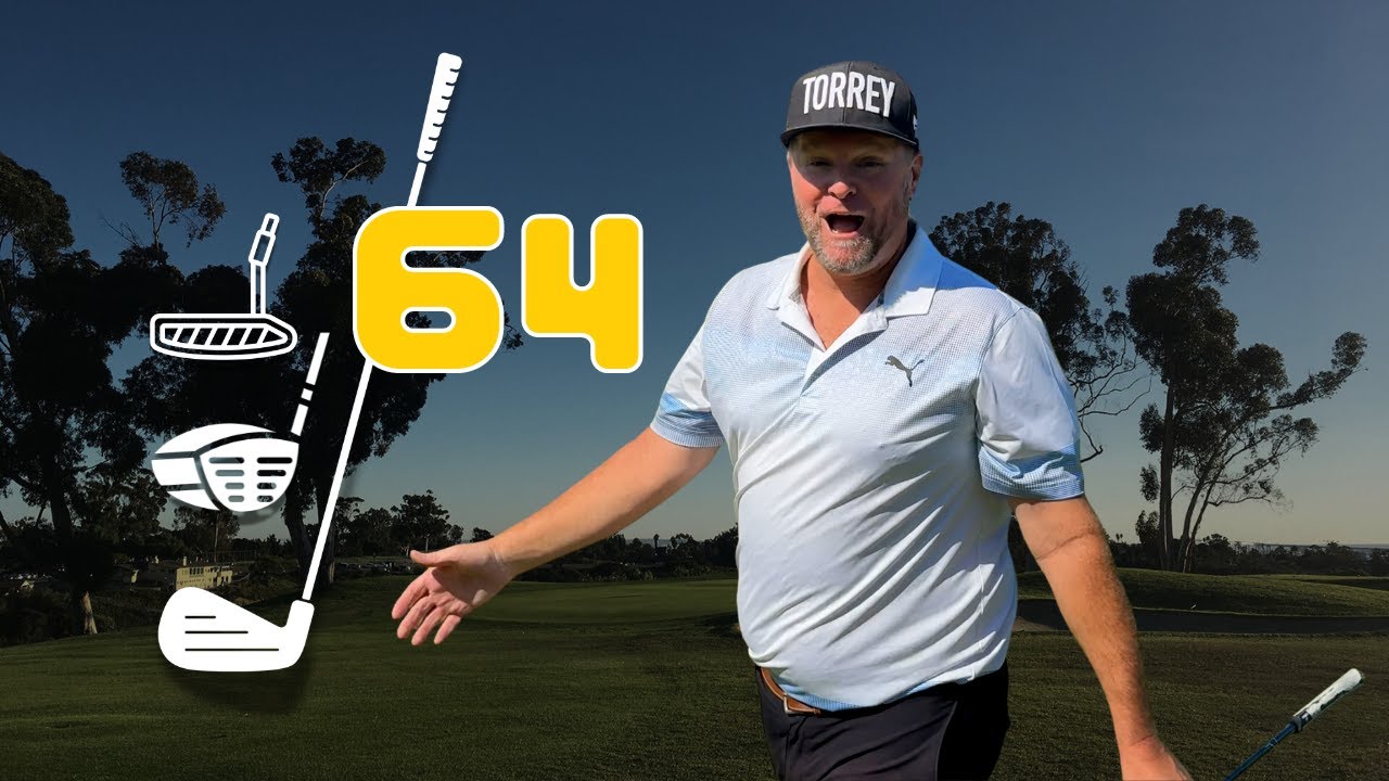 Josh Vanduyn Shoots a 64 (-8) with only Two Clubs & a Putter - YouTube