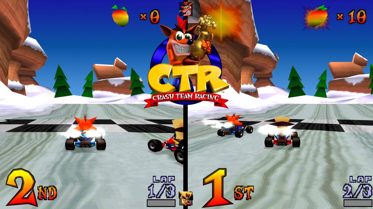 Crash Team Racing now available in Widescreen! - YouTube
