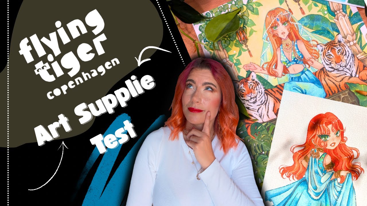 Flying Tiger Art Supplies im Test - Watercolor Set || Günstiges ...
