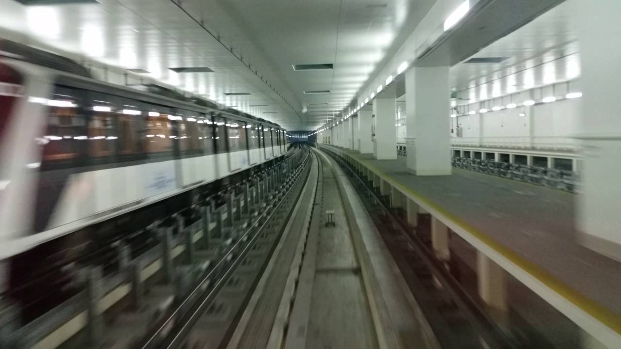 Airport Dubai Transfer Train - YouTube