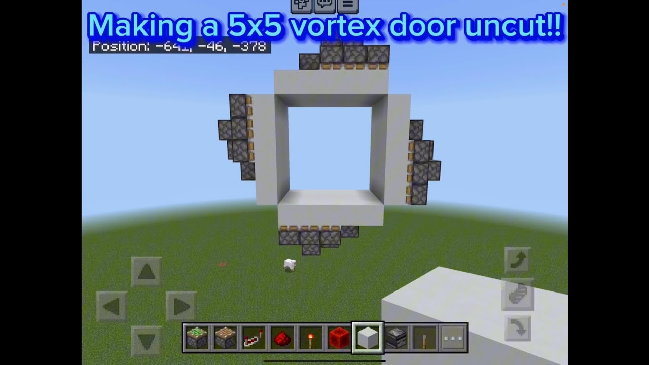Making a smallish deep 5x5 vortex door uncut!! - YouTube