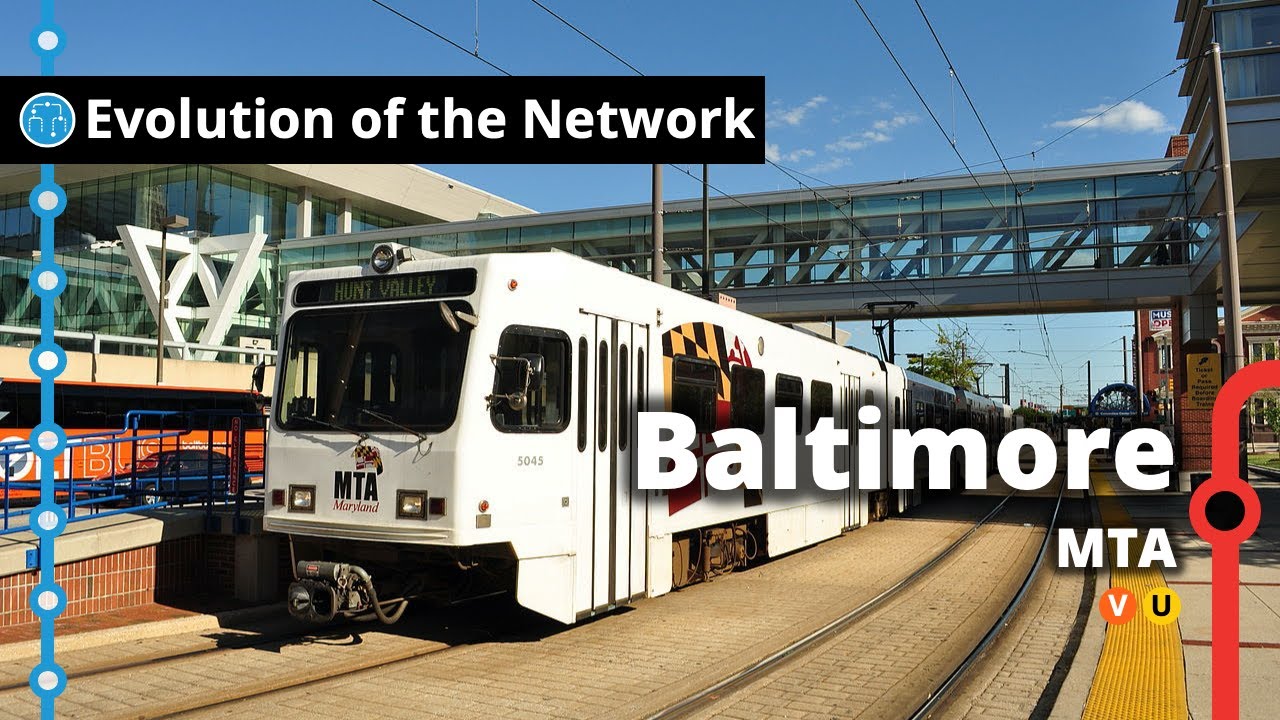 Baltimore's Subway & Light Rail Network Evolution - YouTube