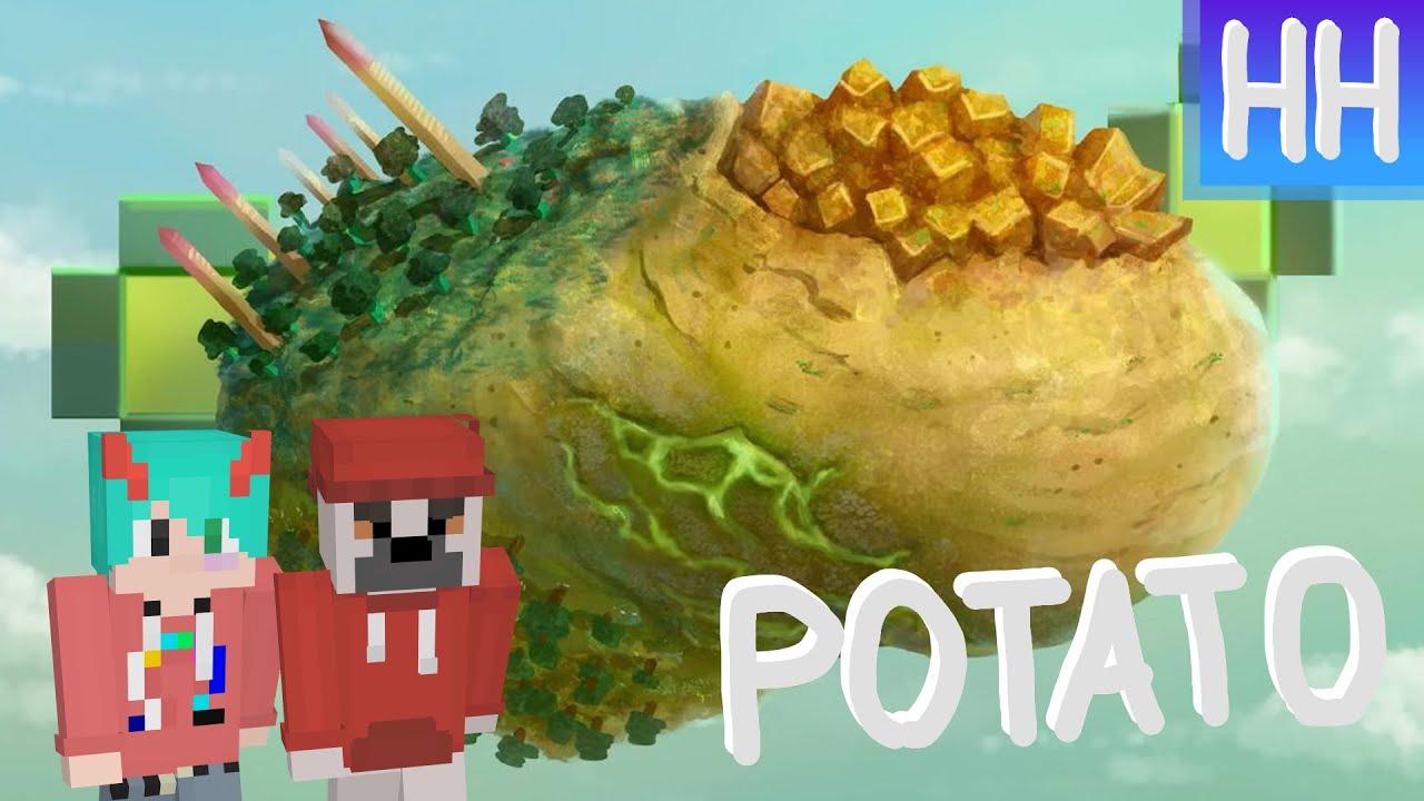 Two Idiots Go To Minecraft's Potato Dimension | HH - YouTube