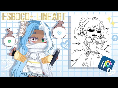 🖌️🎨 {•°Tutorial de como fazer esboço e Lineart gacha•°} 🖌️🎨 - YouTube