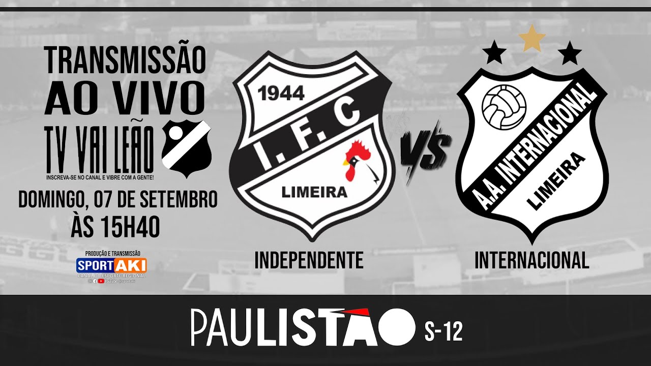 AO VIVO COM IMAGENS - INDEPENDENTE X INTERNACIONAL - YouTube