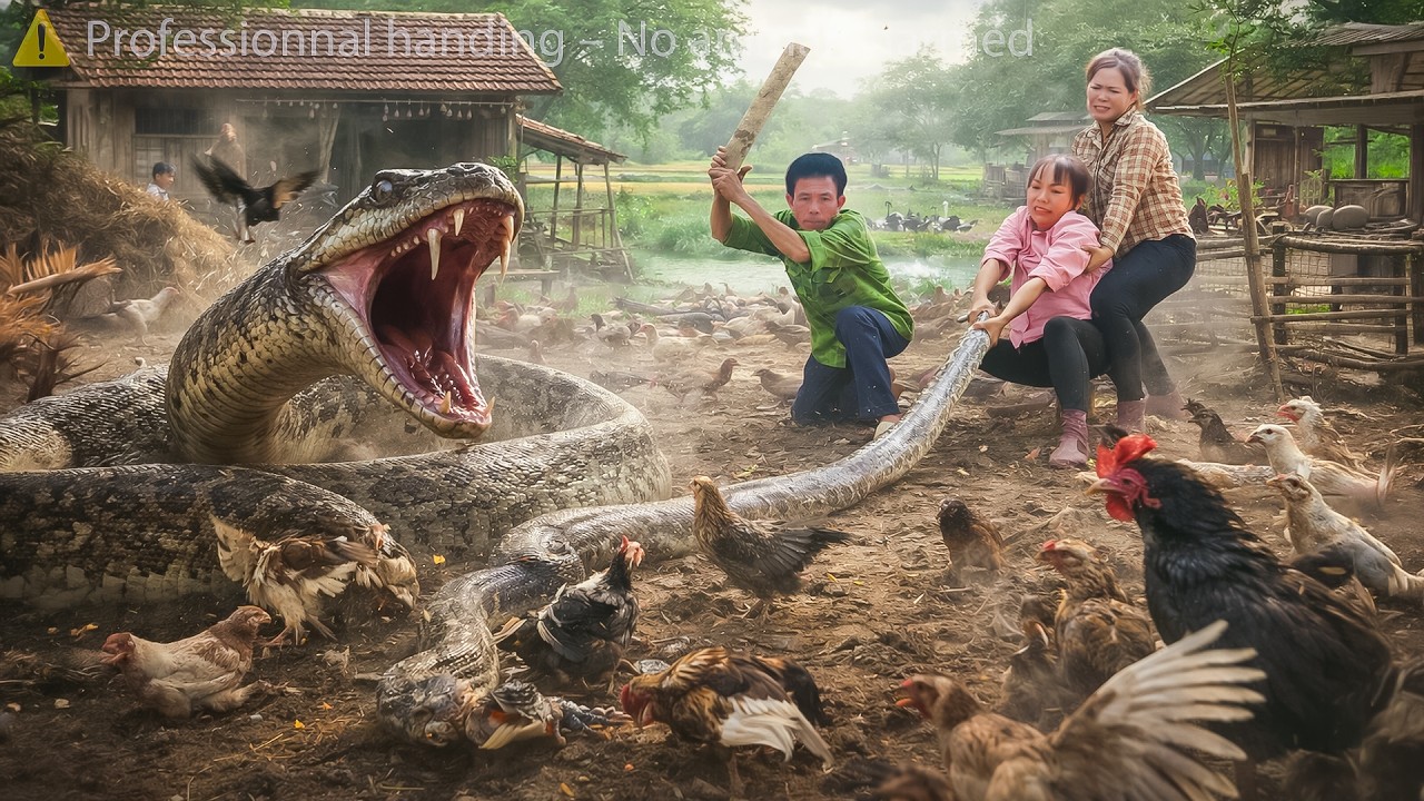 72 Hours of Hunting a Giant Python - Terrifying Farm Attack Leaves ...