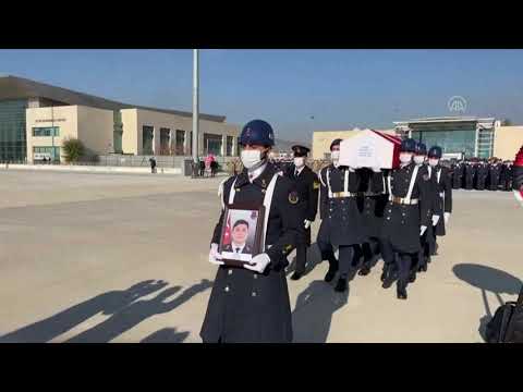 ŞEHİT DÜŞEN ASTSUBAY CELİL MUTLU SON YOLCULUĞUNA UĞURLANDI