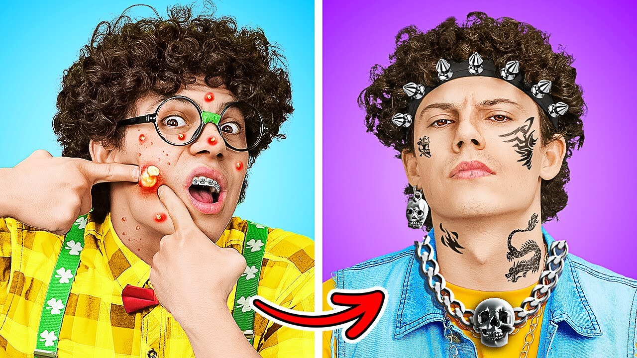 SCHIMBARE DE LOOK EXTREMĂ: DE LA TOCILAR LA POPULAR || Cum să devii ...