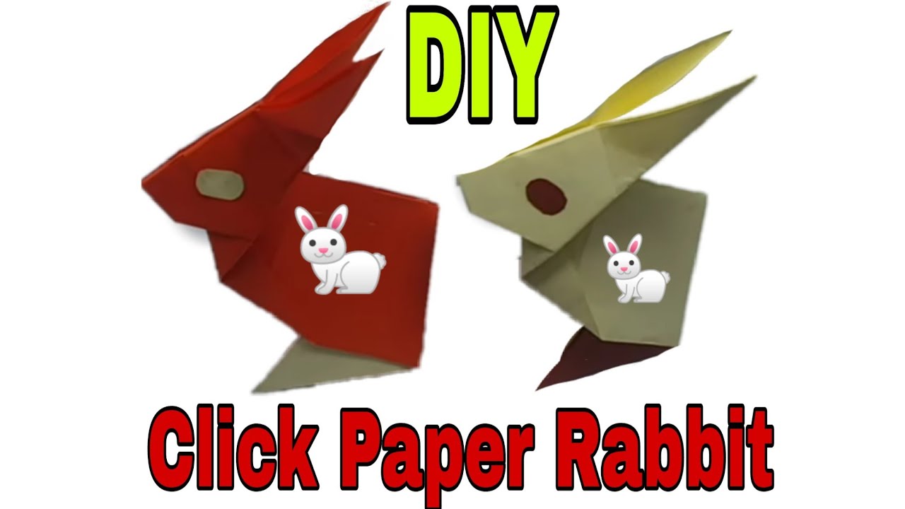 Easy Origami Rabbit - How To Make Rabbit Step By Step - Rabbit Banane ...