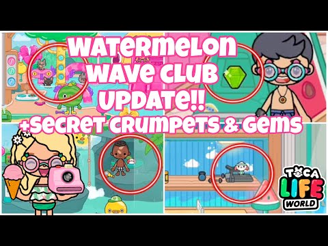 NEW WATERMELON WAVE CLUB WALKTHROUGH & REVIEW + SECRET CRUMPETS & GEM ...