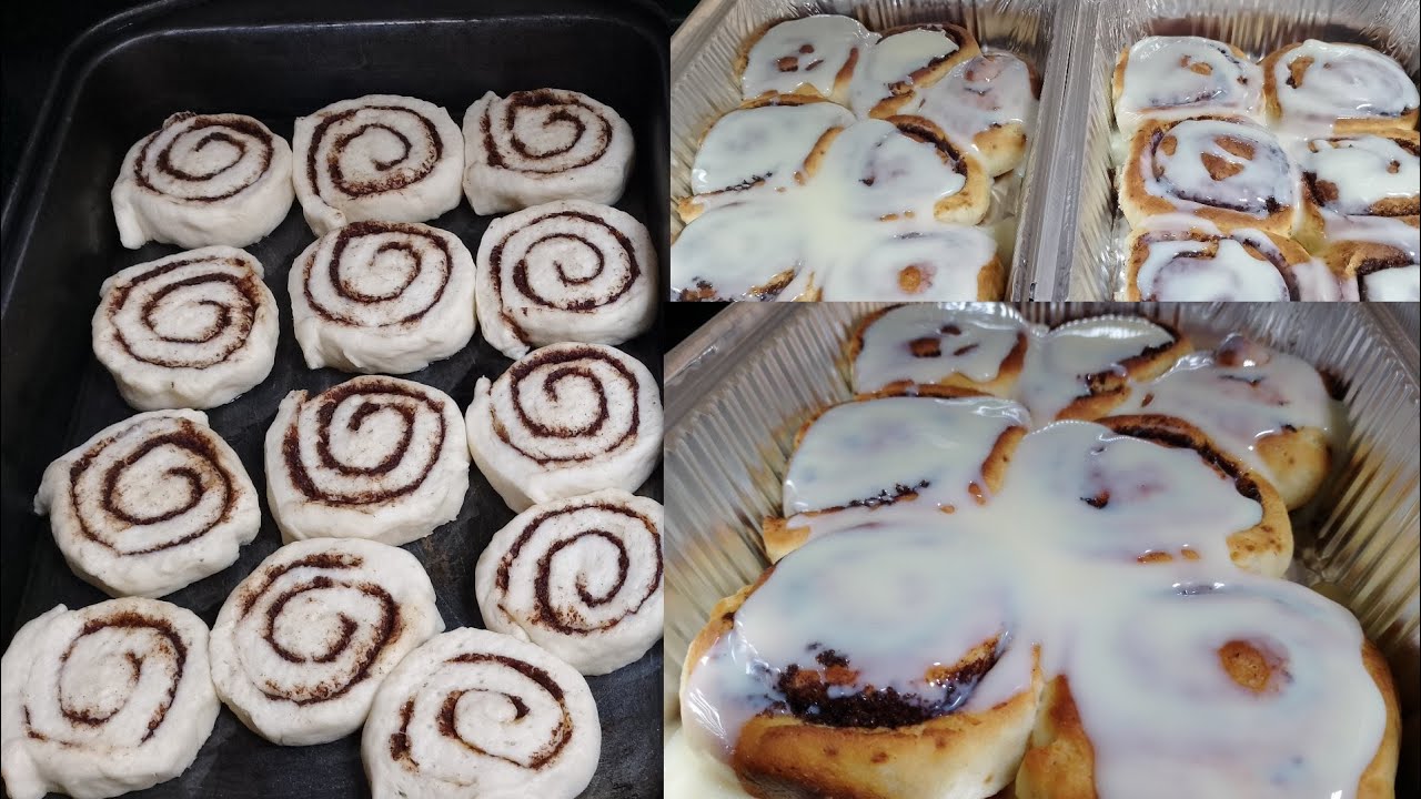 How To Make Homemade Yummy Cinnamon Rolls - YouTube