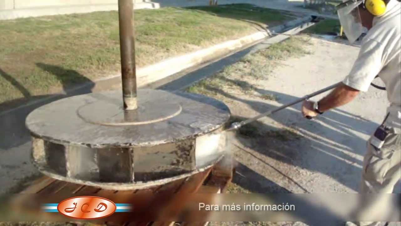 Prueba de hidrolavado, hidroblasting, hidrojetting - YouTube