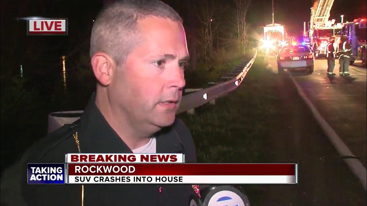 Suv Driver Leaves Accident Scene Smashes Into House In Rockwood Youtube