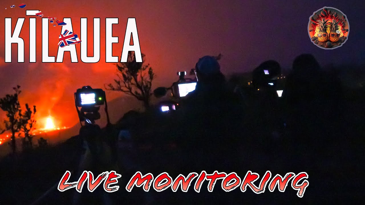 KILAUEA VOLCANO LIVE MONITORING | USGS LIVE CAM | Big Island HAWAII ...