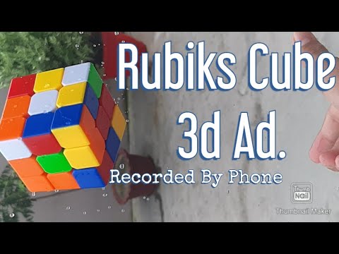 Rubiks Cube Ad | Rec🎥 By Phone | 3d Ad - YouTube