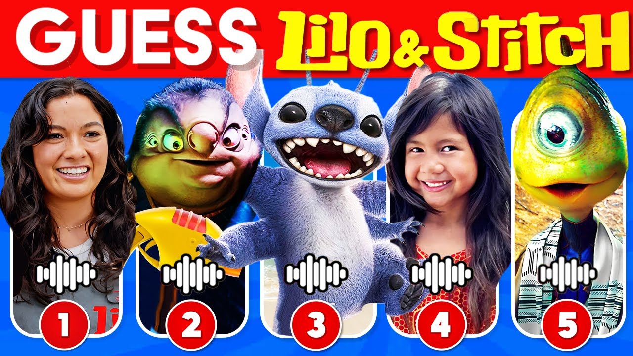 Guess The Lilo & Stitch Characters by Voices #2 ~ Lilo & Stitch Trailer ...