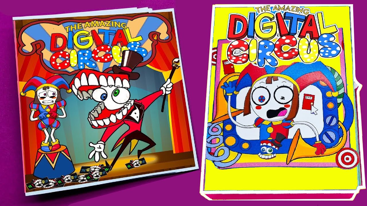 NEW Amazing Digital Circus 2 Character/DIY Digital Circus Game Book 25 ...