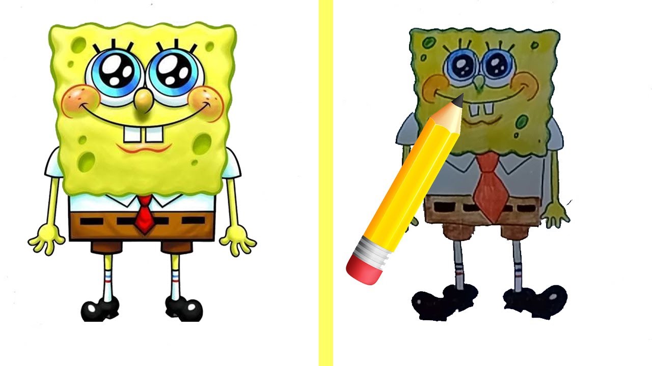 Tutorial Cara Membuat "SPONGEBOB" Ez MUDAH CUYYY!!! - YouTube