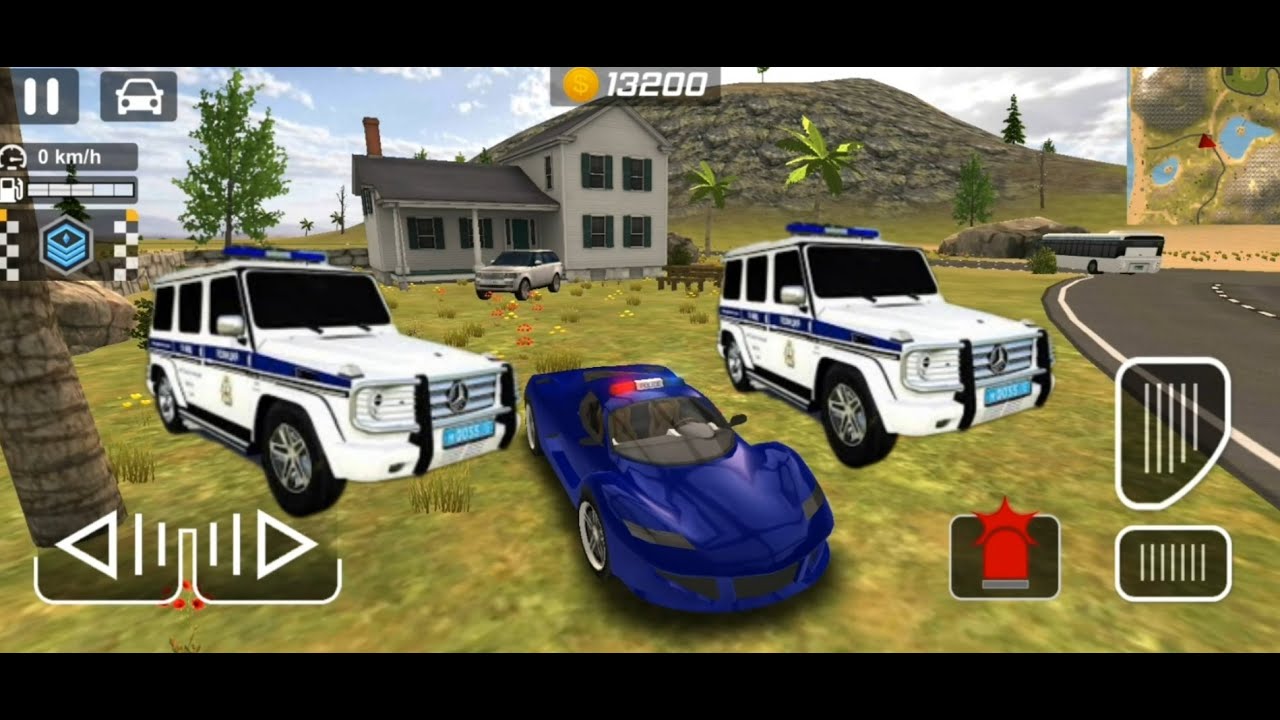 Police car chase cop simulator 3D G-Wagen G55 in are game #car # ...