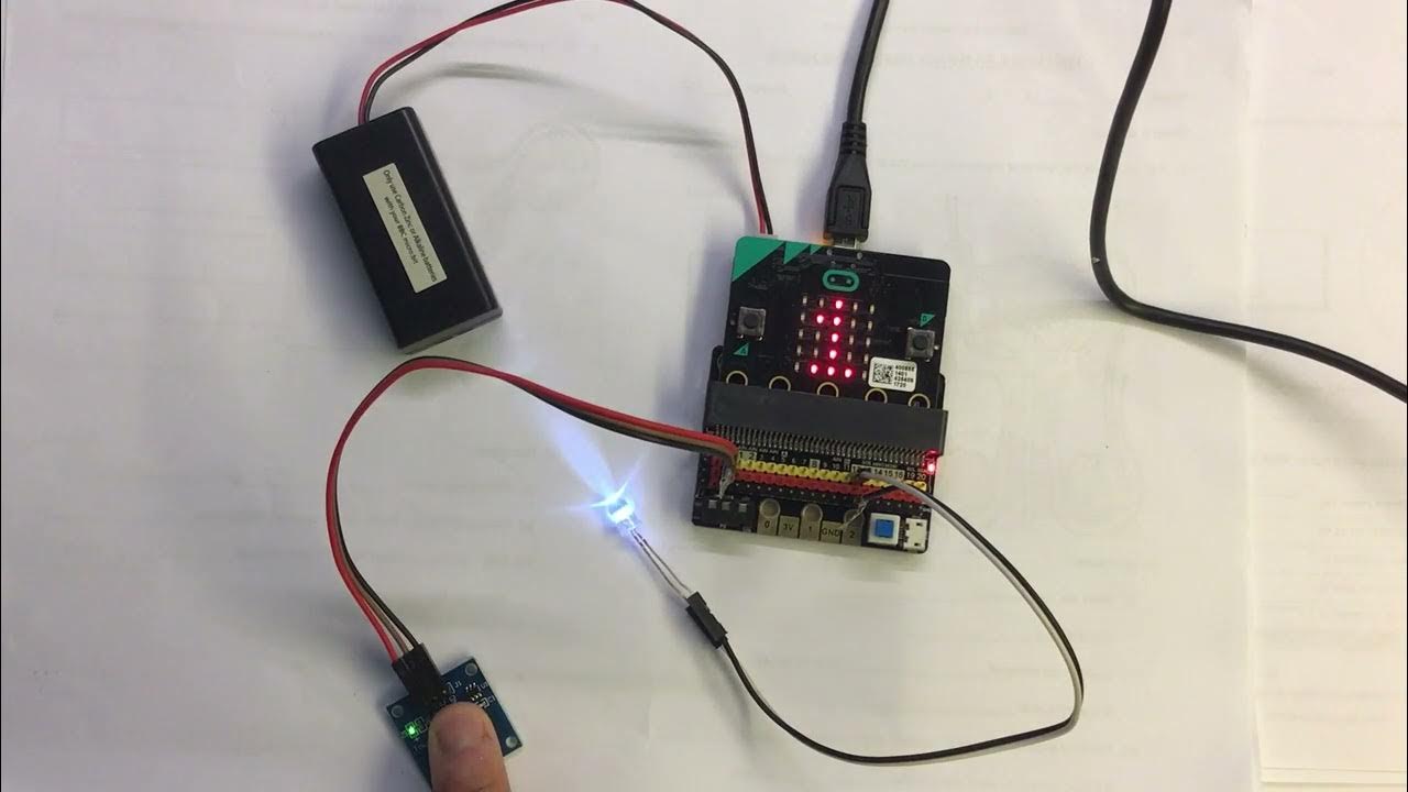 F2 micro:bit project Sample: Touch Sensor and LED - YouTube